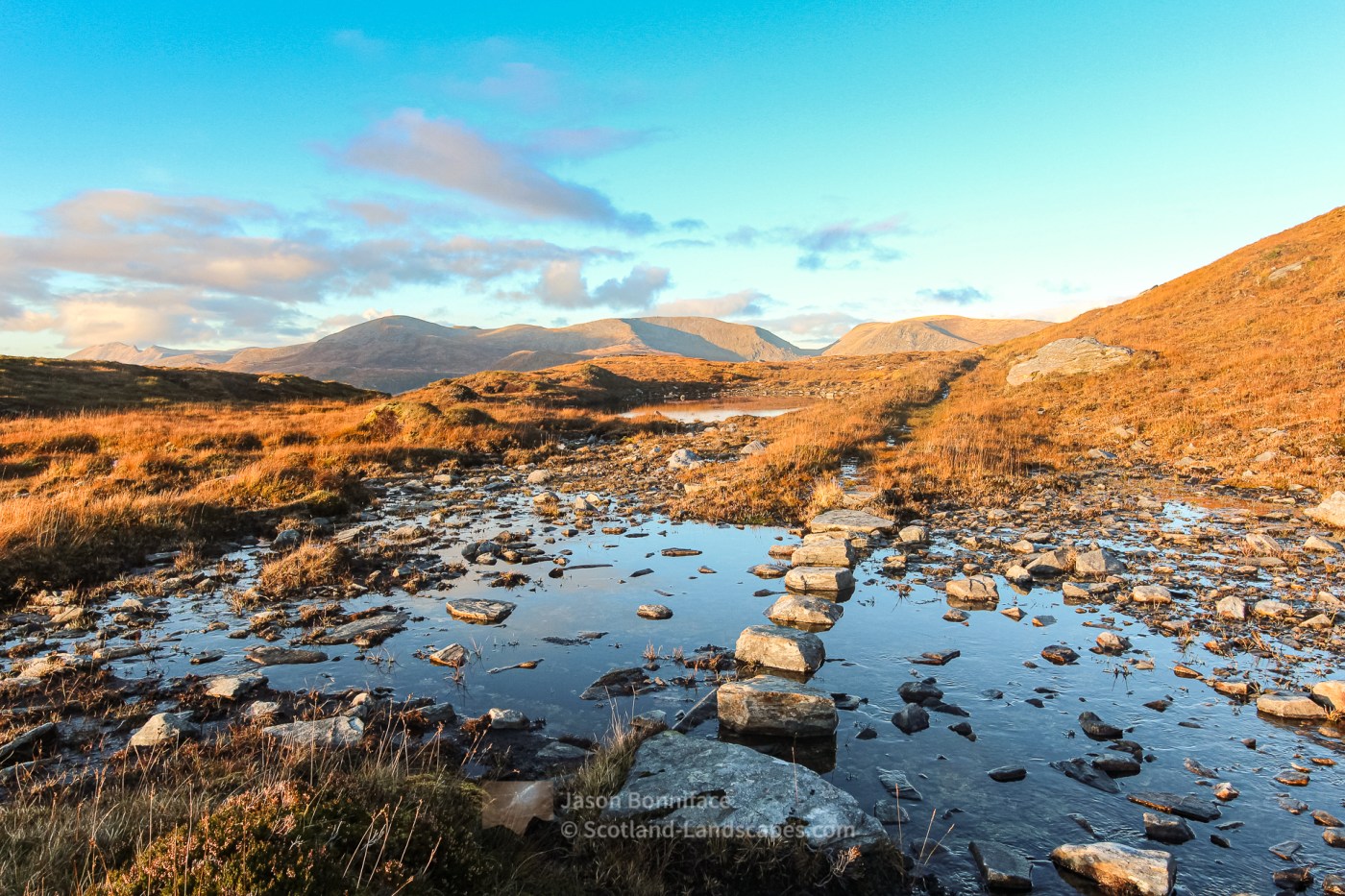 Scotland-Landscapes.com - Stepping Stones, Meallan a’ Chuail, Northern ...